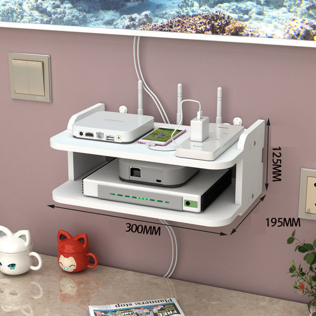 SG STOCK☛30cm Wifi router socket storage box router storage box wifi ...