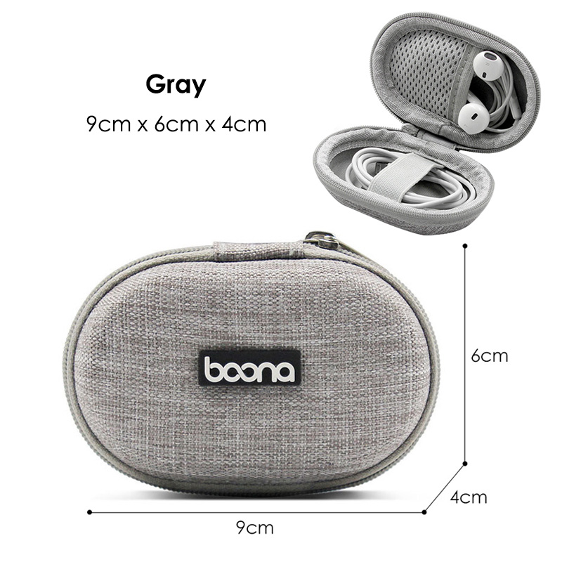Portable Earphone Bag Hard Shell Digital Gadgets Case EVA Bag Data ...
