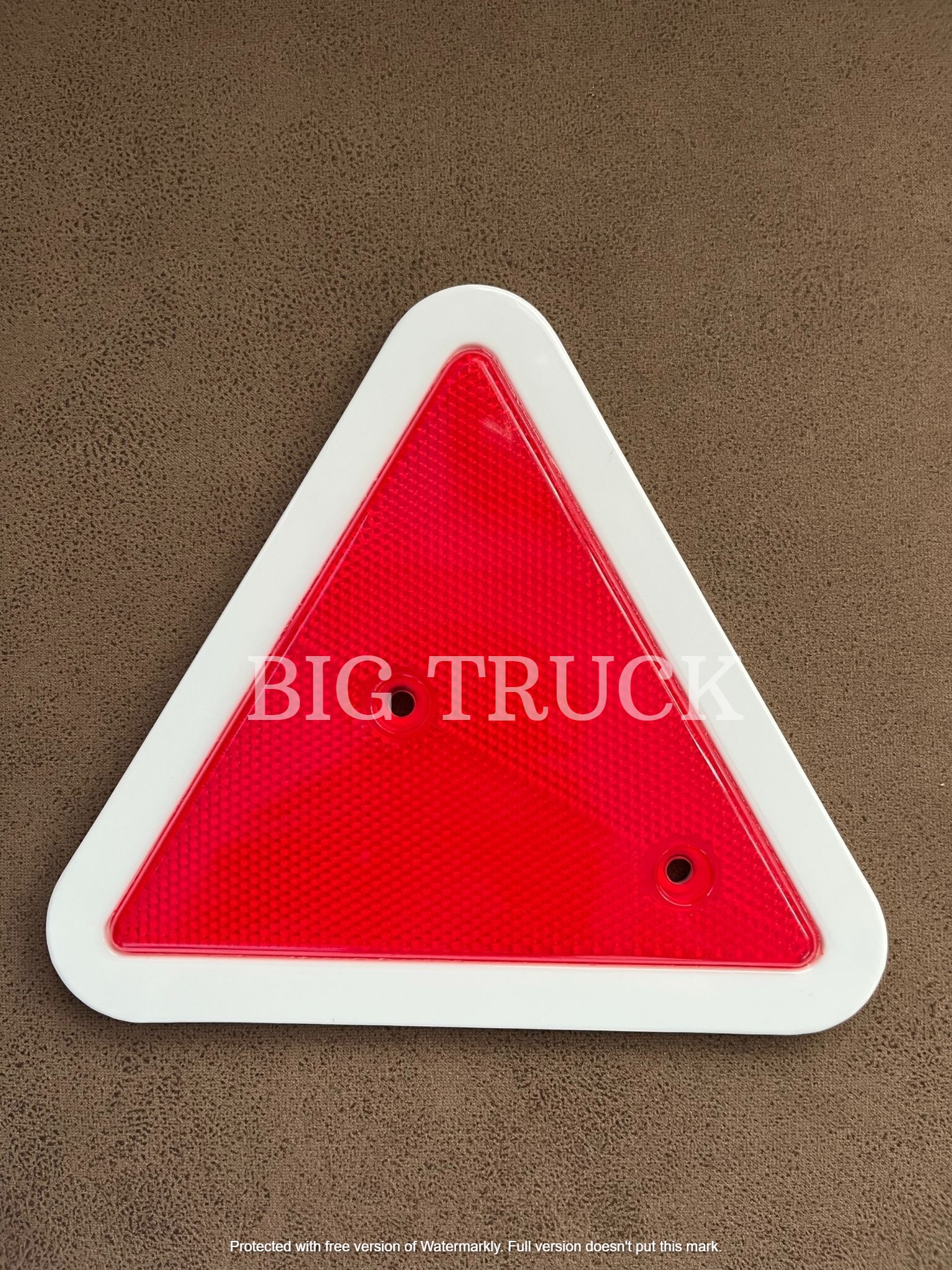Triangle reflector signboard for truck Plate | Plat papan reflektif ...