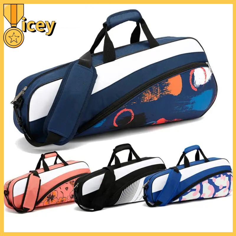 Badminton Racket Kit Bag With Adjustable Padded Shoulder Straps Tennis ...