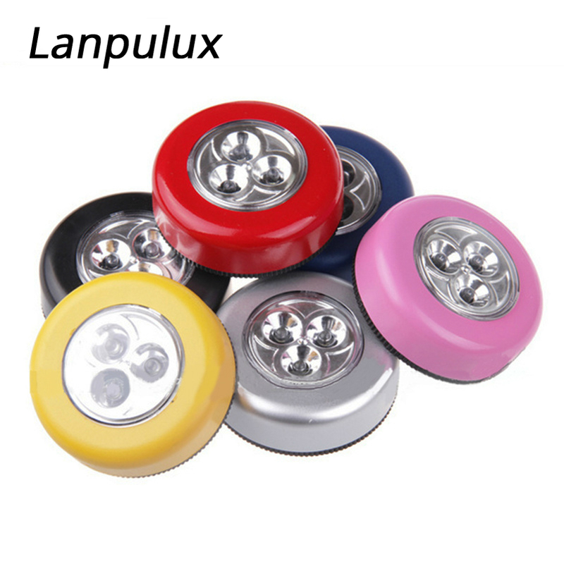 Lanpulux Mini Touch Lamps Colorful Colorful 3LED 4LED Lamps Cabinet ...