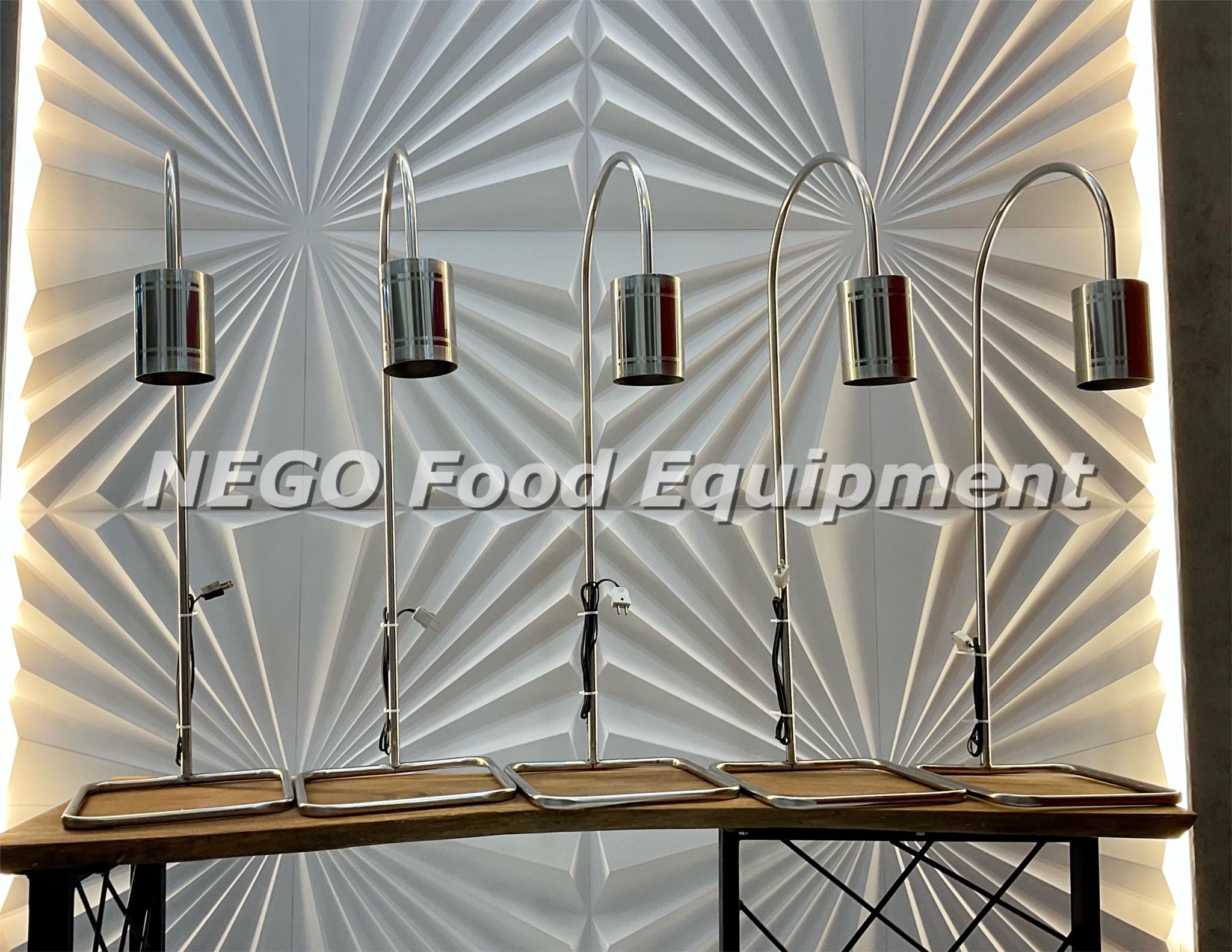 Stainless Buffet Lamp Buffet Light Food Lamp 5 Pieces | Lazada PH