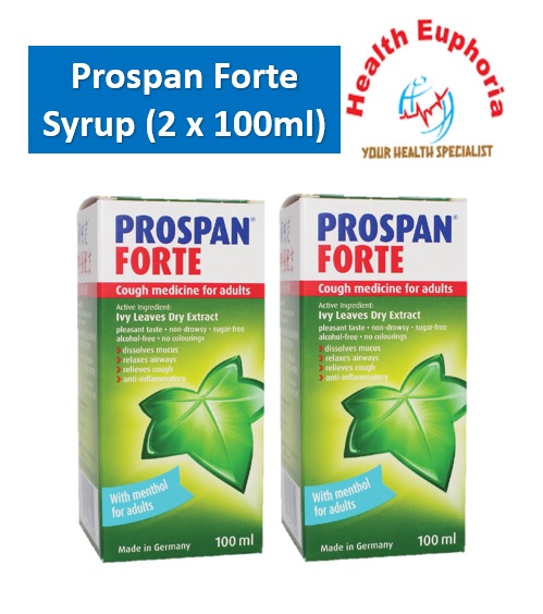 Prospan Forte Cough Syrup (2x100ml) | Lazada Singapore