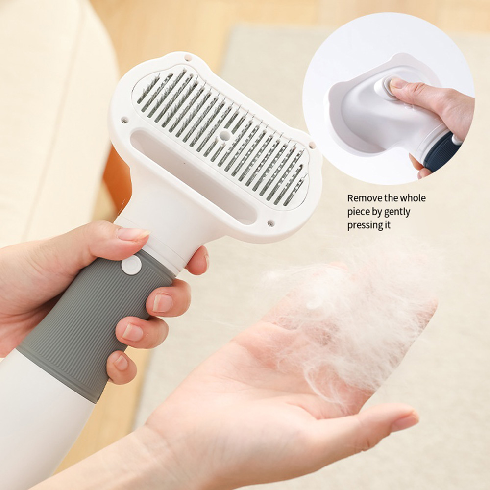 【LoLular design】3 In1 Pet Dog Hair Dryers Pulling Comb Brush Grooming ...