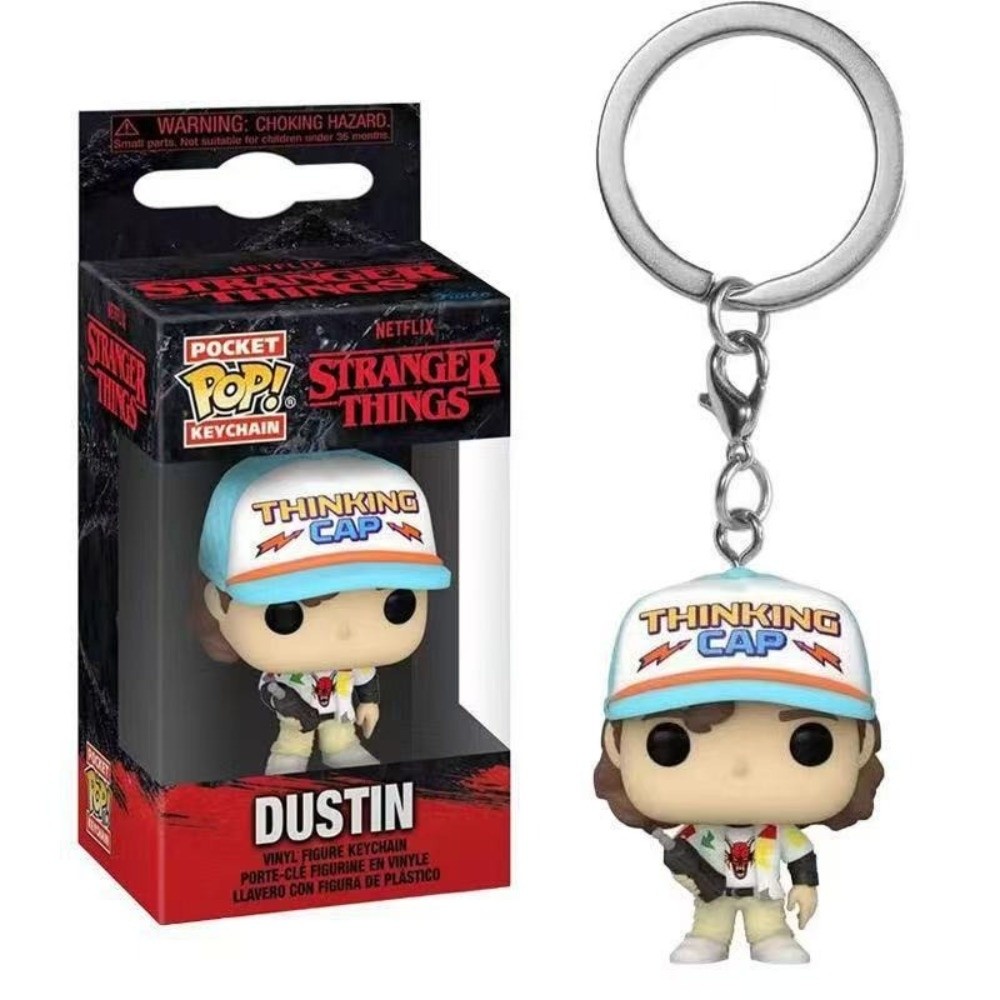 New Stranger Things Funko Pop Keychain Action Figures Cute Stranger ...
