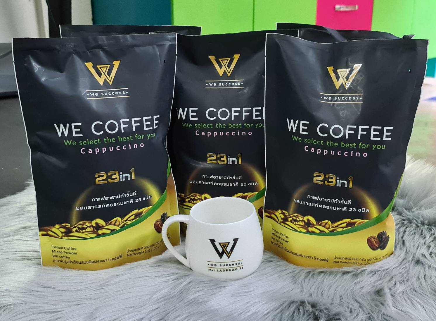 กาแฟอาราบิก้า WE COFFEE กาแฟเพื่อสุขภาพ กาแฟปรุงสำเร็จผสมชนิดผง ผสมสารสกัด ธรรมชาติ 23 ชนิดใน 1 ...