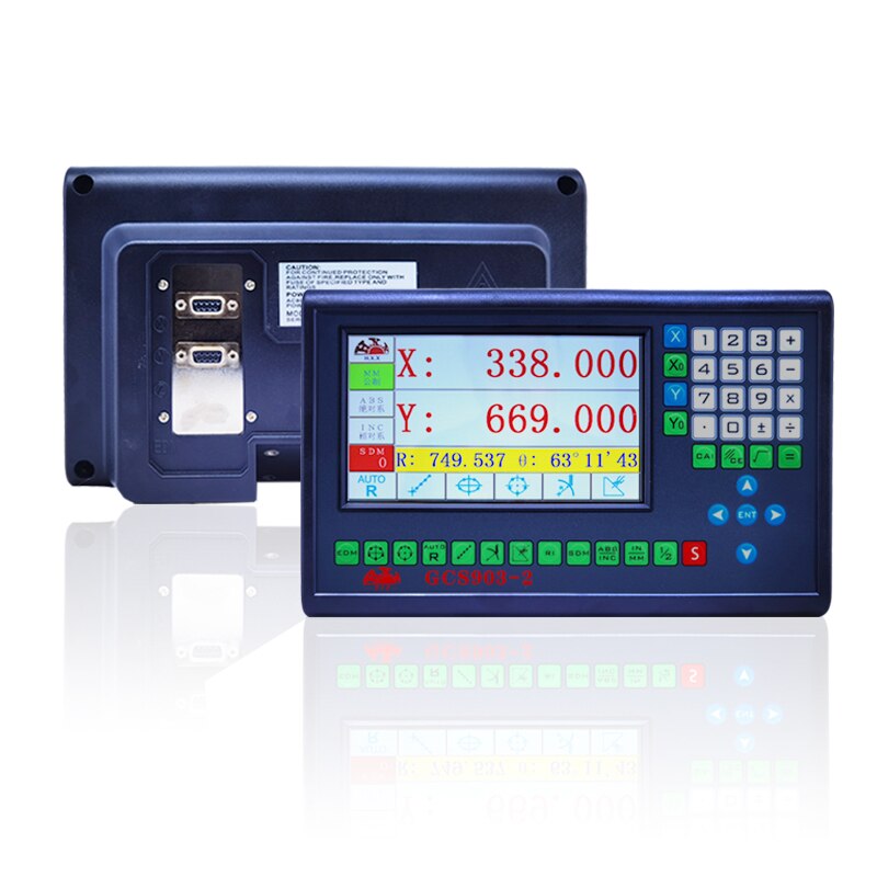 Lathe Dro 2 Axis Digital Readout Display System + 2pcs 1000mm Linear Encoder Ootical Scale Ruler ...