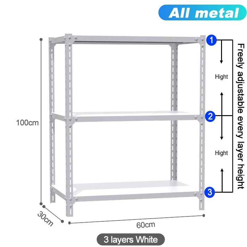 【Tom】Angle Steel Rack Shelves 4 Layers and 5 Layers Storage rack ...