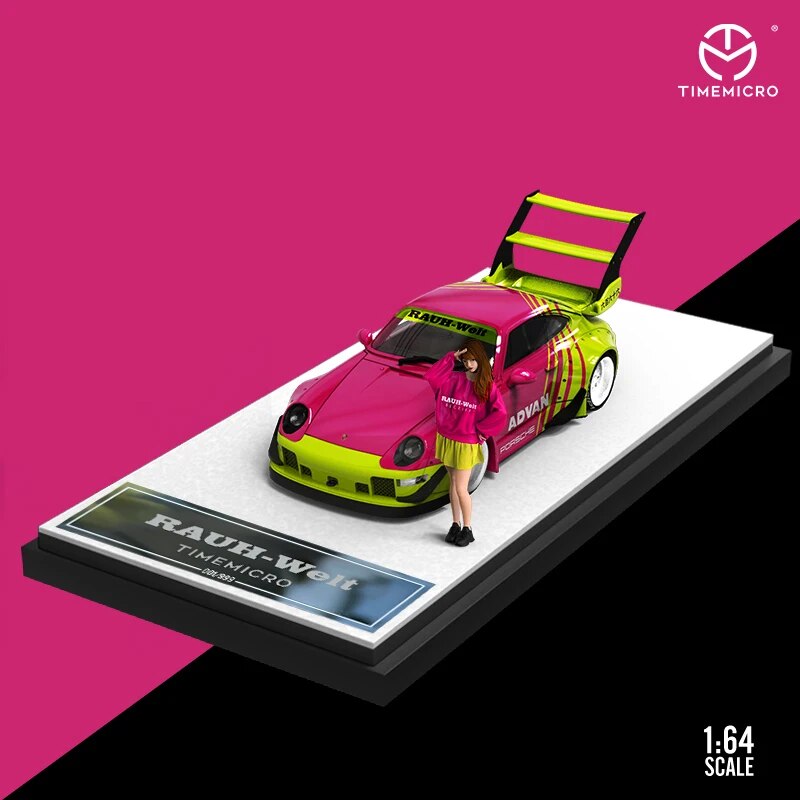 Time Micro 1:64 RWB 993 ADVAN Double Wing Diecast Model Car | Lazada PH