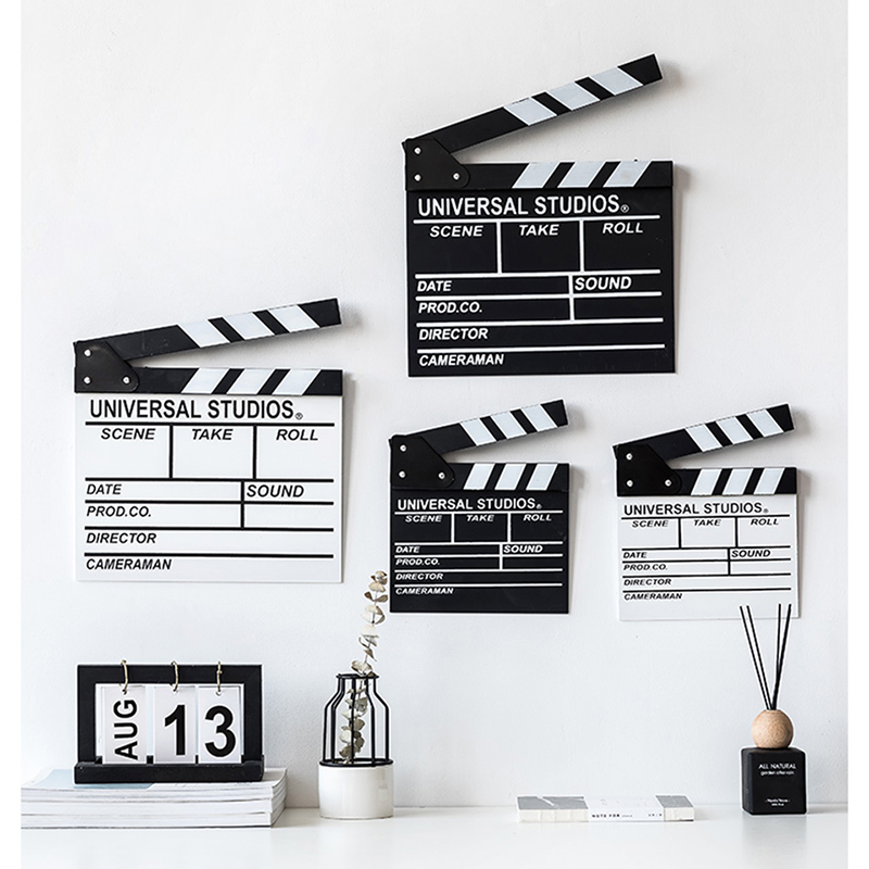 【Hottest Trends】Wood Director Video Scene Clapper Board Classical TV ...