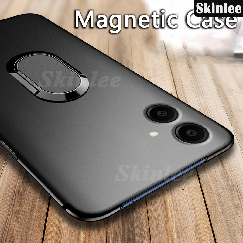 Phone case For Samsung Galaxy A06 Back cover Finger Metal Ring ...