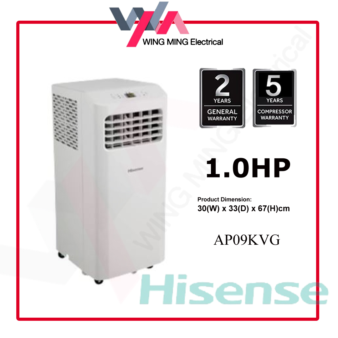 Hisense R32 1.0HP Air Cond Portable Air Conditioner (AP09KVG ) Mini Air ...