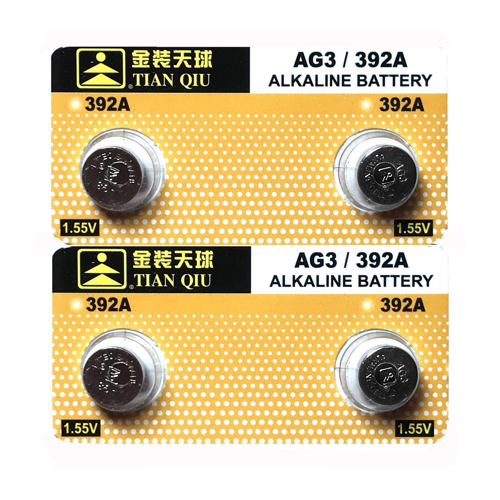 TIANQIU AG3 SR41SW LR41 392 Alkaline Button Battery (4 Pieces) | Lazada
