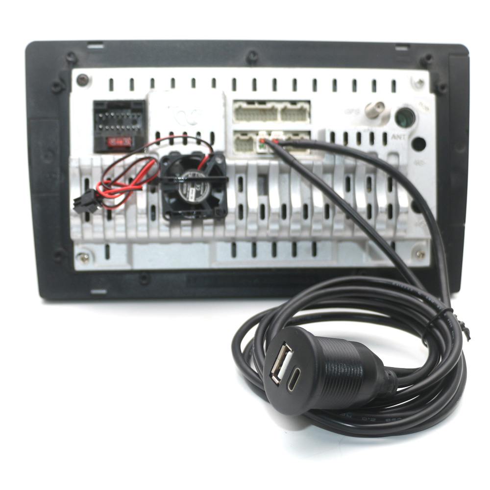 Car Multimedia Player 4 6 Pin To Usb 2.0 Type C Interface Dashboard ...