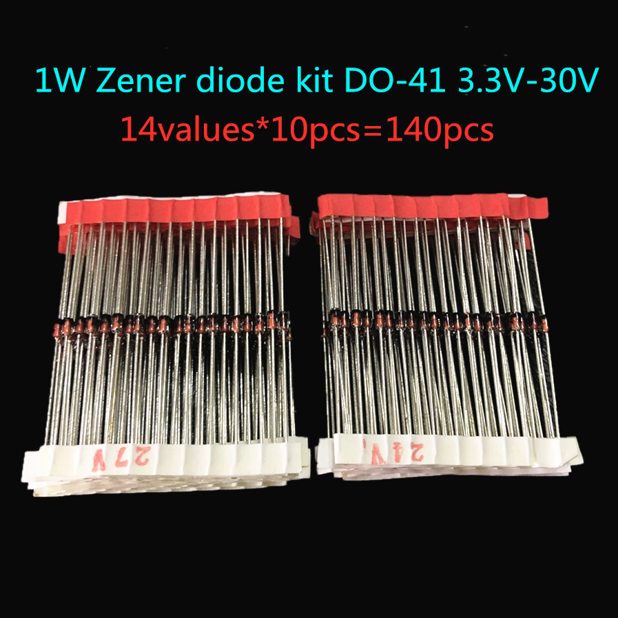 【41702198】1W Zener diode kit DO-41 3.3V-30V component diy kit shipping ...