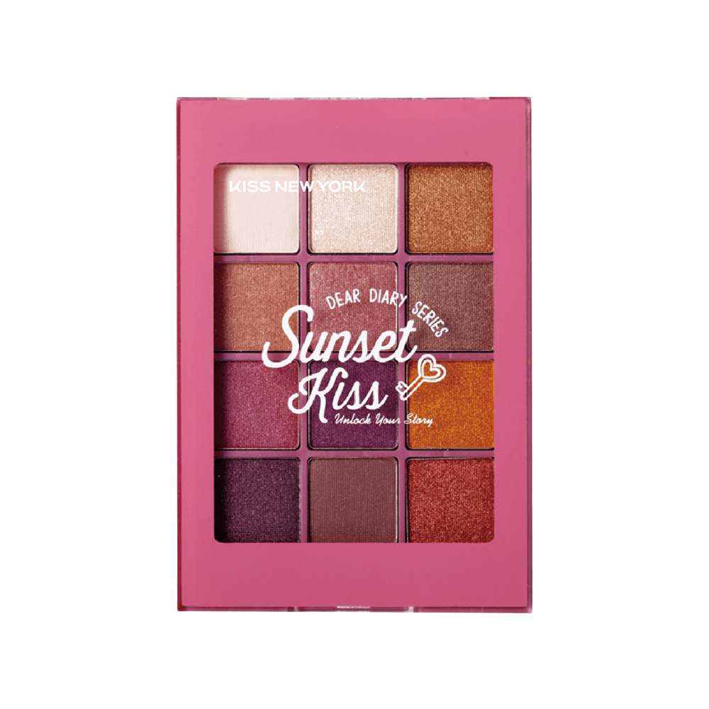 KISS NY Dear Diary Series Sunset Kiss Eyeshadow Palette | Lazada PH