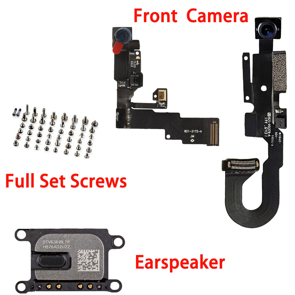 NEW Front Camera Flex For iPhone 6 6P 6S 7 8 Plus Ear Speaker And Full ...