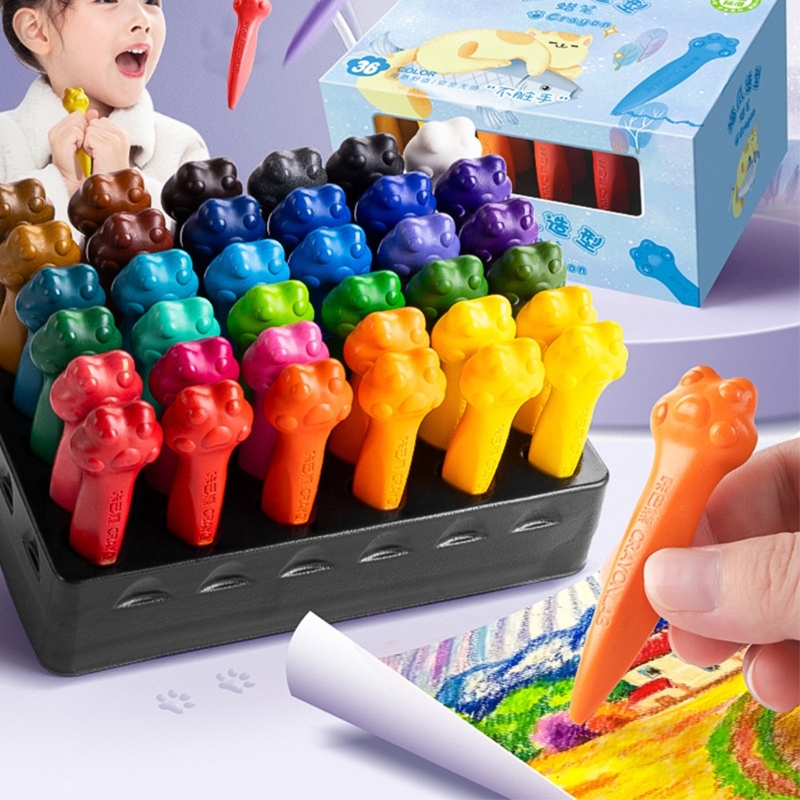 Washable Crayons Toddlers Drawing Crayons for Drawing and Crafts ...
