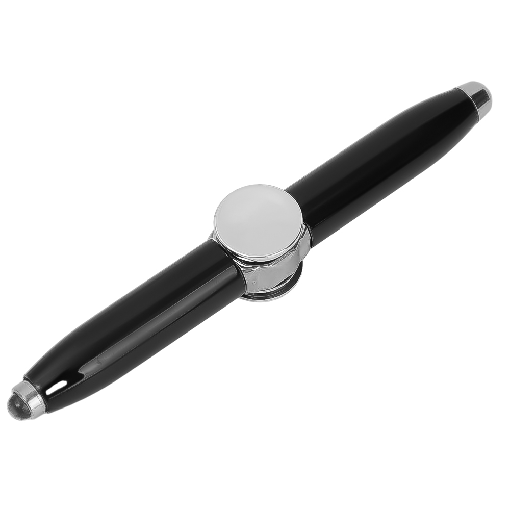 Metal Flash LED Light Spinning Pens Release Pressure Student Gift ...