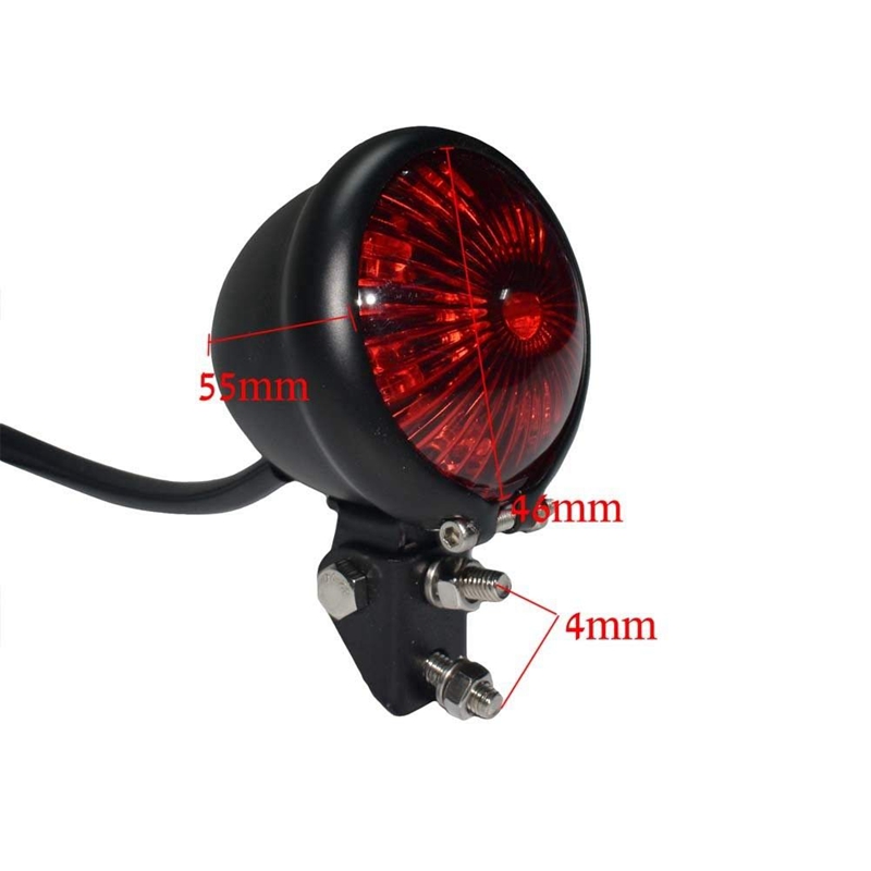 Motorcycles Brake Tail Light LED Brake Stop Lights Integrated Taillight ...