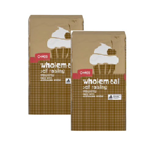 Coles Wholemeal Self Raising Flour (set of 2) | Lazada PH