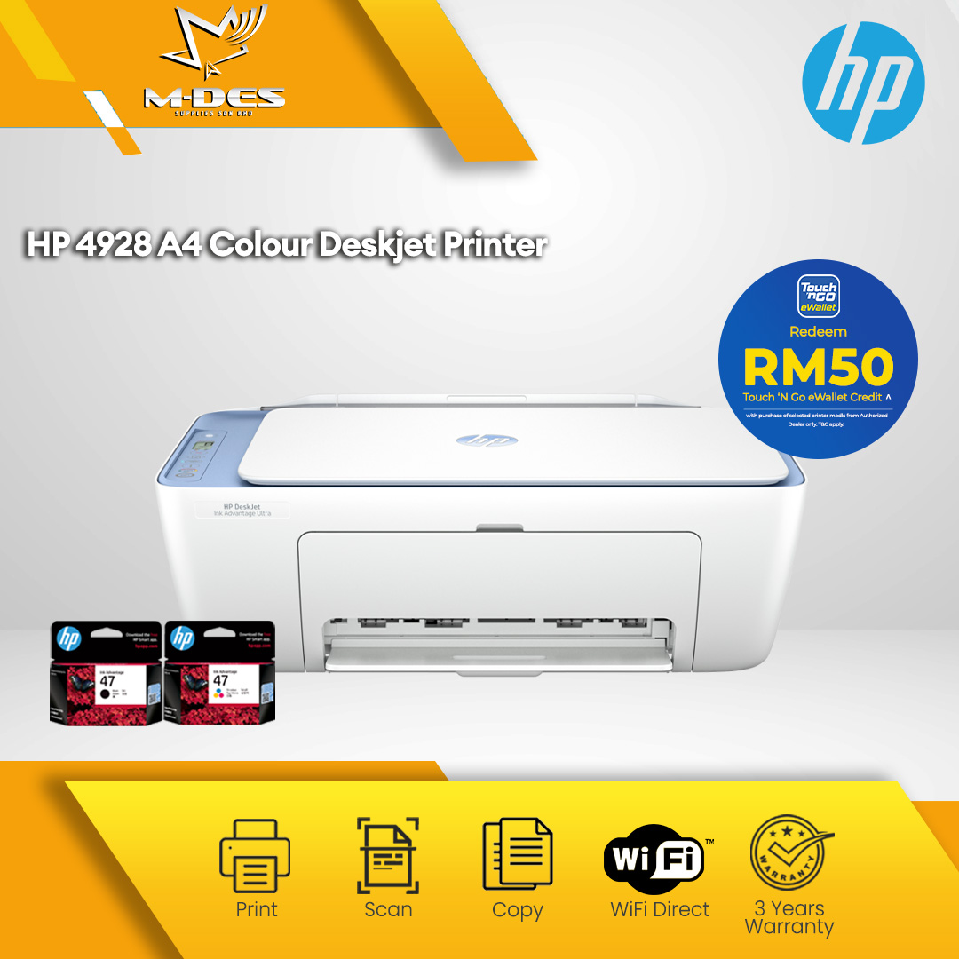 HP DeskJet Ink Advantage Ultra 4928 All-in-One Printer/Print Scan Copy ...