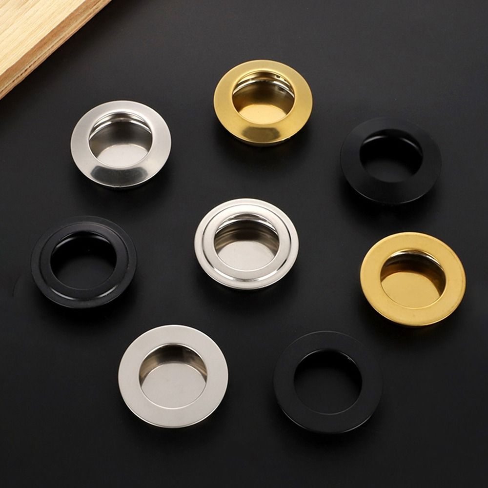 35mm Recessed Cabinet Door Handles Stainless Steel Invisible Handle ...