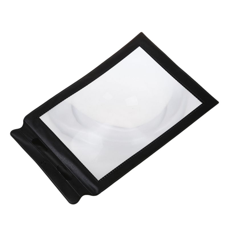 A4 Full Page 3x Magnifier Sheet Large Magnifying Glass Book Reading Aid ...