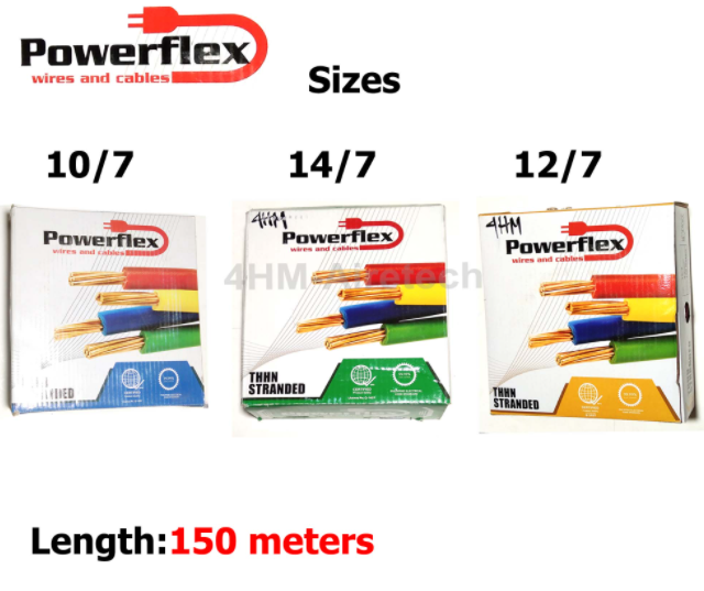 powerflex wire 14 12 10 8 THHN STANDARD WIRE | Lazada PH
