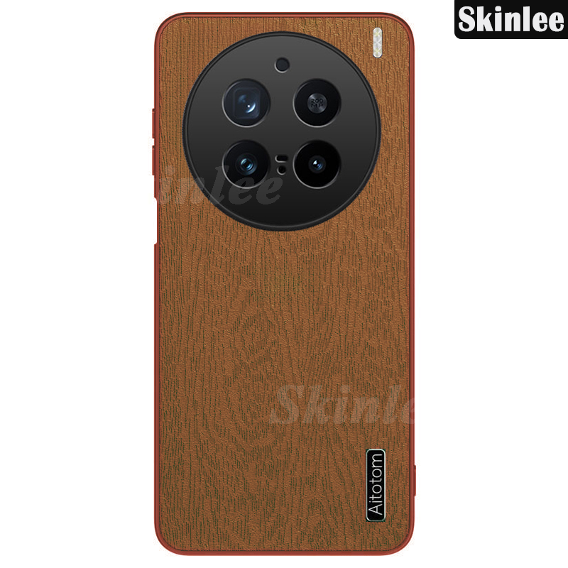 Phone case For Vivo X200 Pro Back cover Tree texture Leaves Design ...