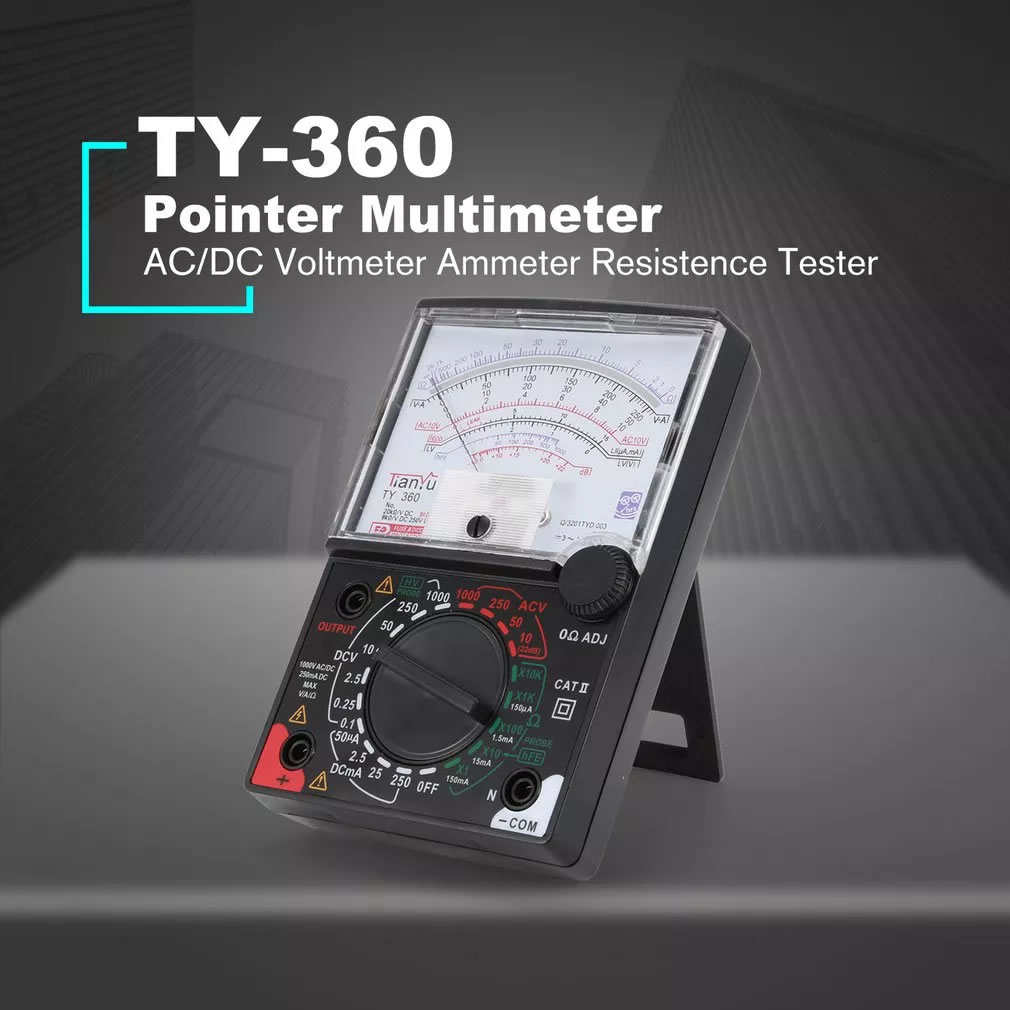 analogue test meter, ANALOG TESTER, MULTITESTER TY-360 Pointer ...