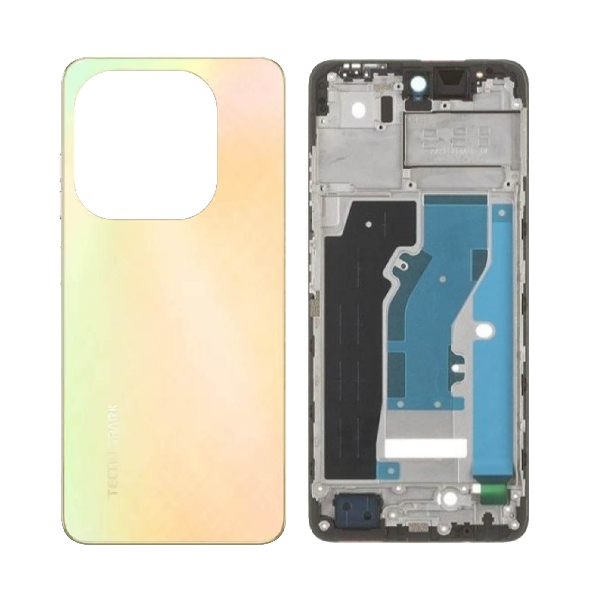 Tecno Spark 20 Rear Complete Body Casing Housing Replacement For Spark ...