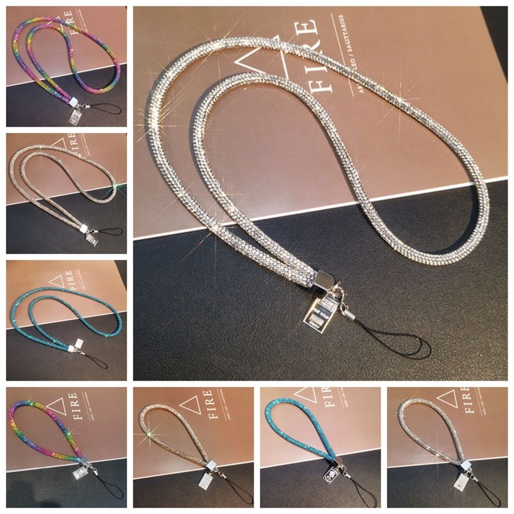 Telephone Jewelry Full Phone Lanyard Pendant Anti-lost Neck Strap Short ...