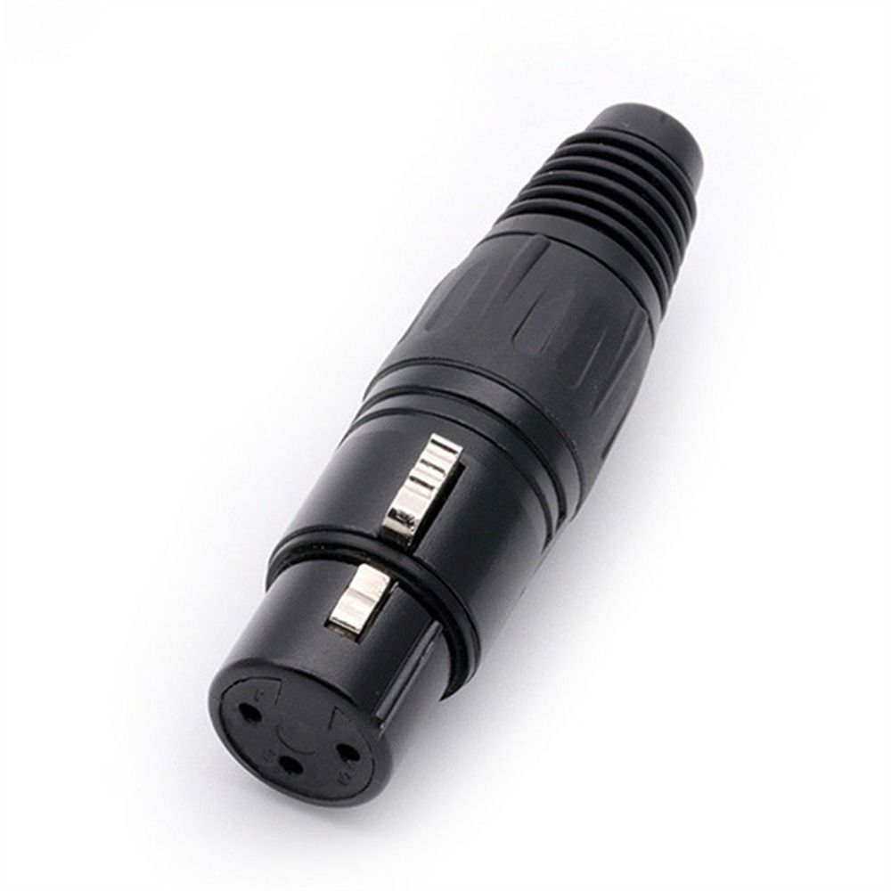 Black Microphone Accessories Audio Cables Plug Male Female MIC Snake ...
