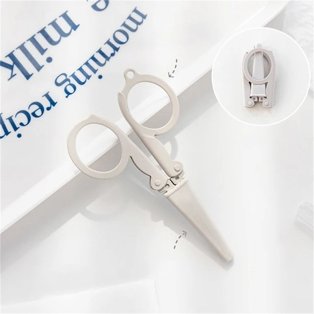 【YIYANGMAOYI111】Color Folding Scissors Stainless Steel Paper Work ...