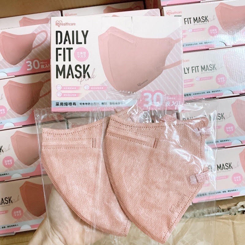 หน้ากากอนามัย Iris Healthcare Daily Fit 3D mask กล่อง 30 ชิ้น ไซส์ M ...