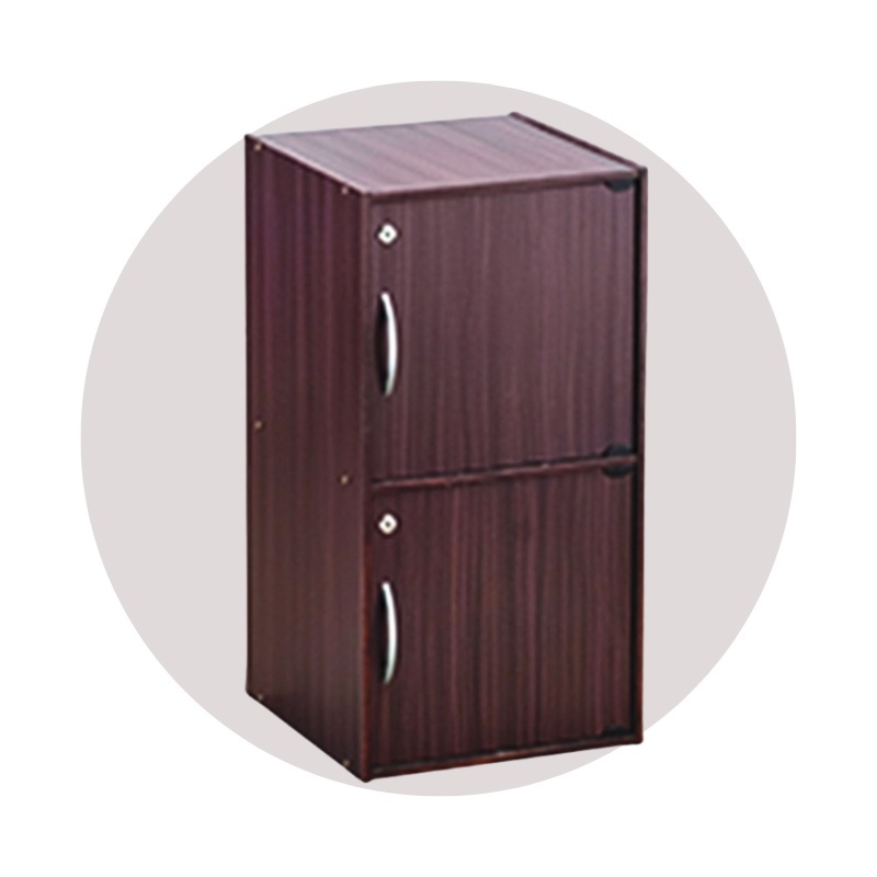 Furniture Direct CODEY 2 Door Storage Box With Lock / Almari Berkunci ...