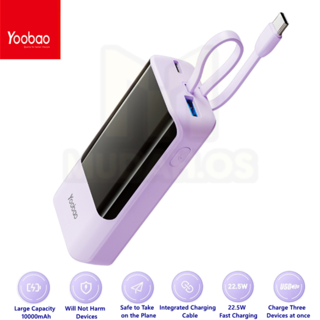 YOOBAO Powerbank Super Fast Charging 22.5W Type C Output 10000mAh With ...