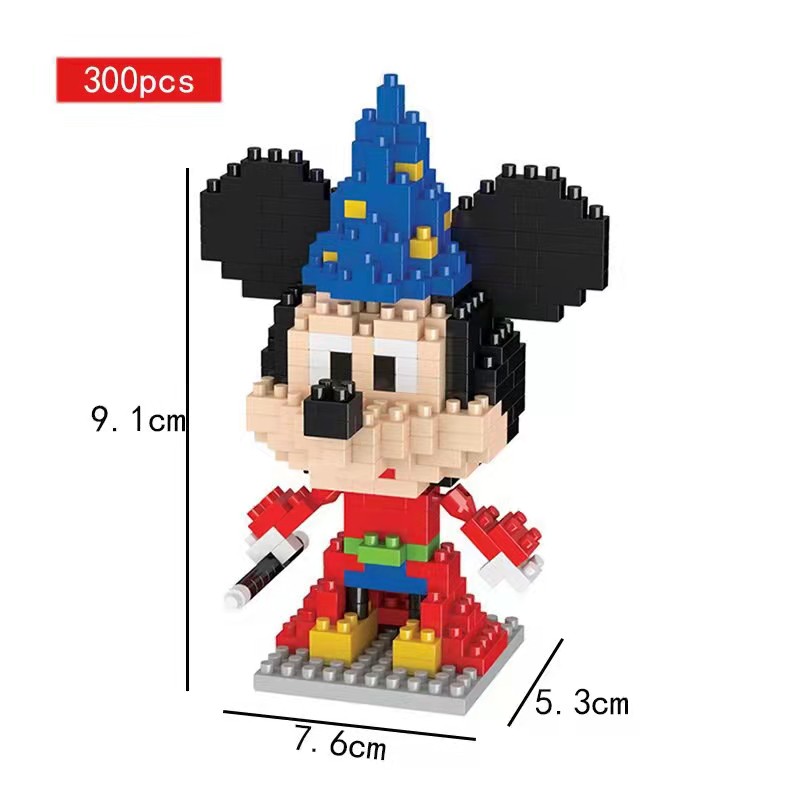 Disney Mickey Mouse Blocks Brick toys building Mini Blocks Cartoon ...
