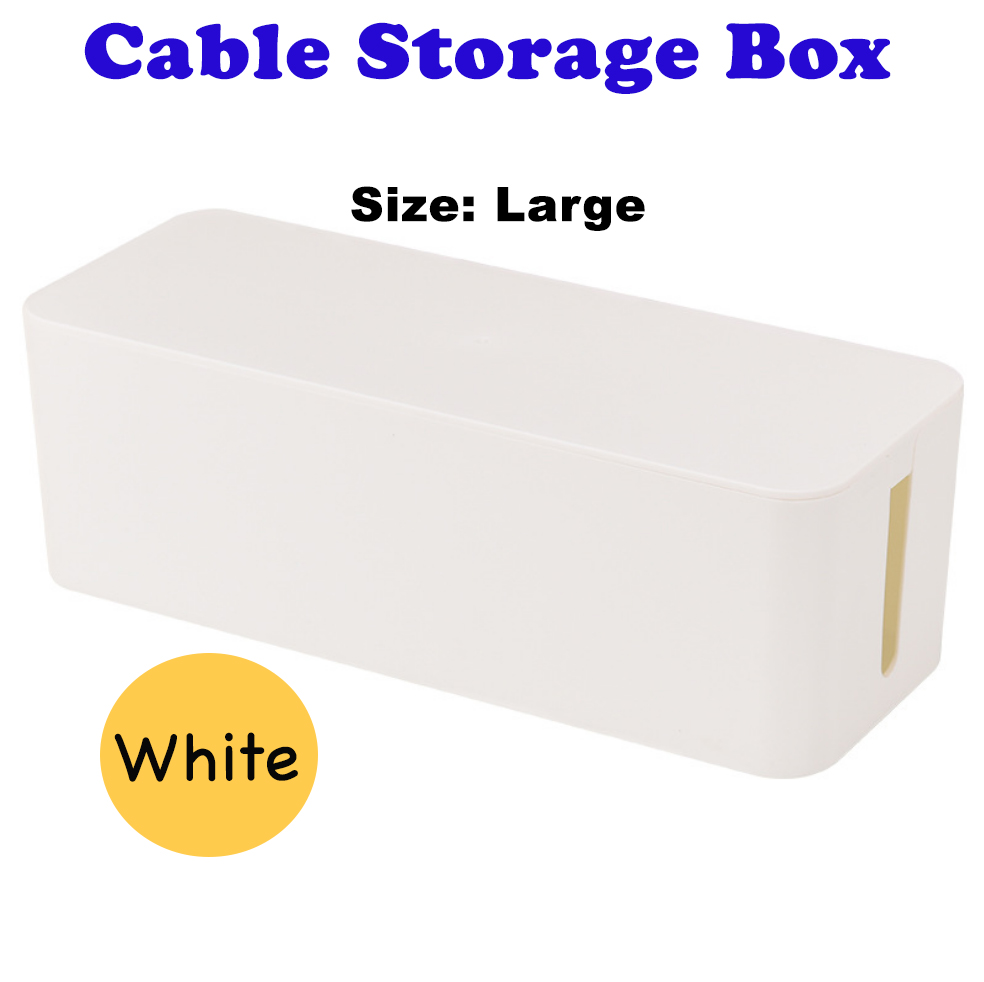 Cable Storage Box Organizer Cable Box Management Safety Computer Wire ...