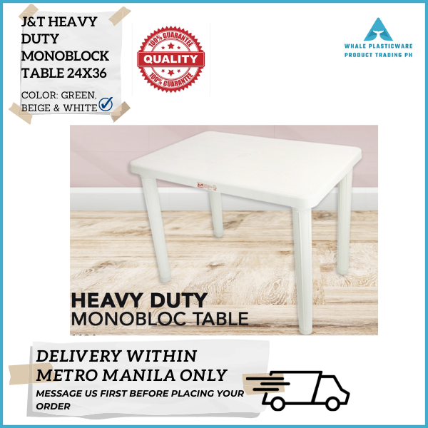 J&T 24x36 Monoblock Table | Lazada PH