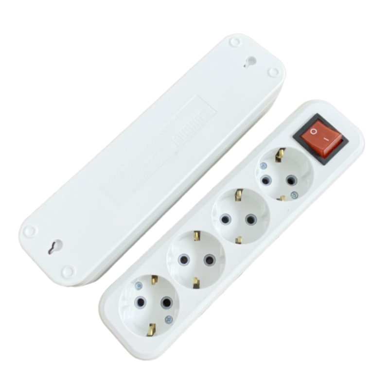 【Folio & Light】Multifunctional White European 250v 10a 16a 3/4/5 Jack ...