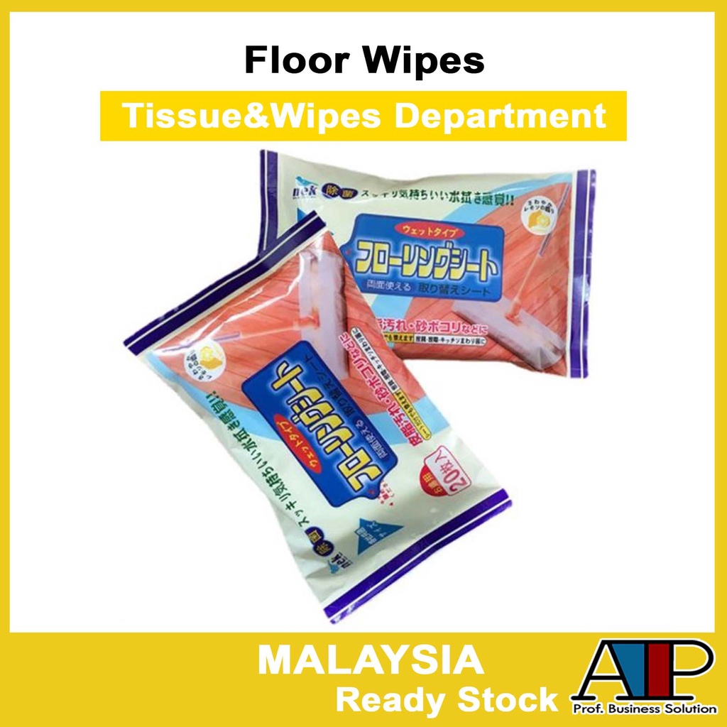Super Wet Mop Wiper Disposable Wet Tissue for Floor Mop Wiper Use 20pcs ...