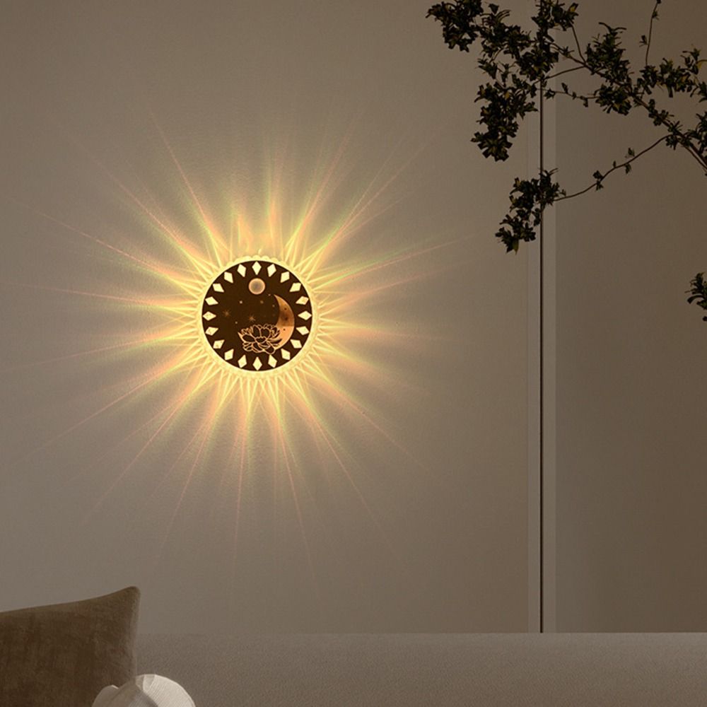 Aurora Effect Wireless RGB Gradient Wall Lamp Motion Sensor Magnetic ...