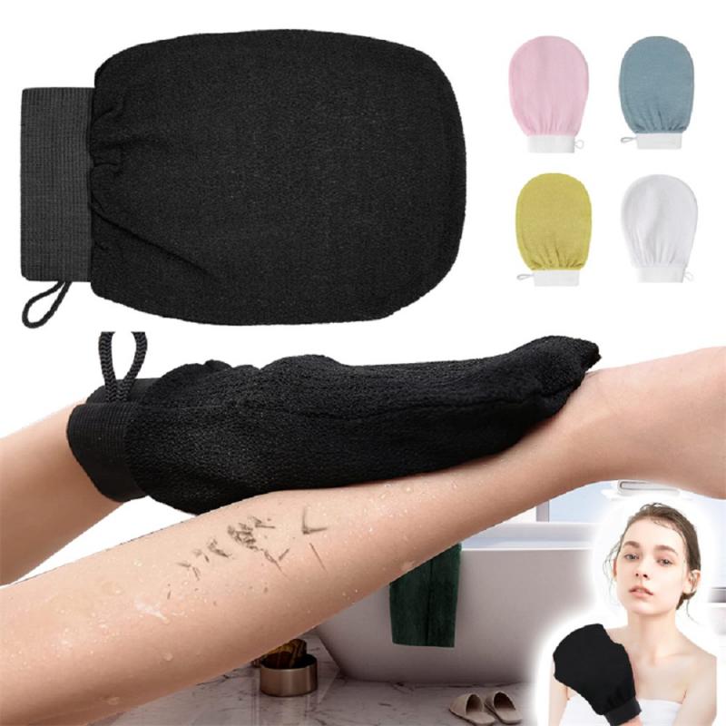 new style Moroccan Hammam Bath Scrub Glove Exfoliating Body Facial Tan ...