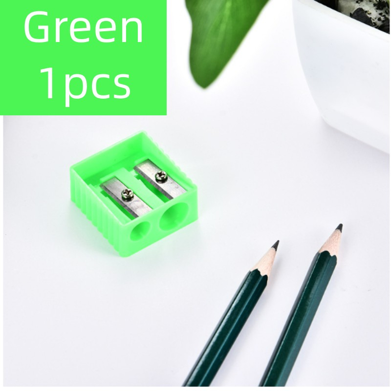Double Hole Pencil Sharpener With Case Stationary School Supplies ...