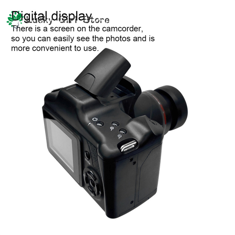 Digital Camera With 2.4 Inch Screen Wide-Angle Lens 16X Zoom Digital ...