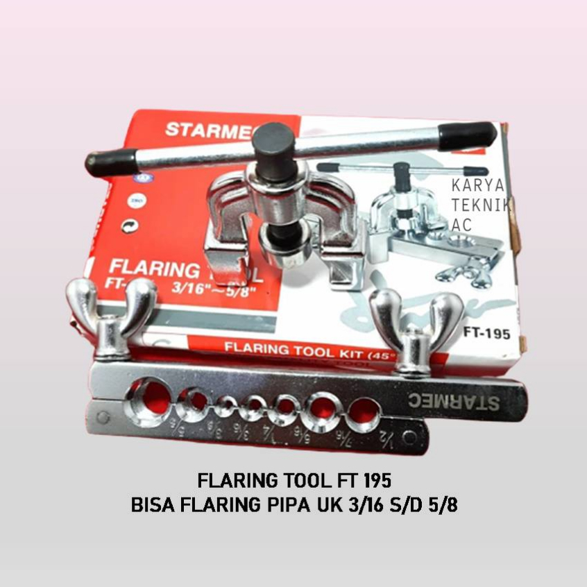 FLARING TOOL FT 195 BISA FLARING PIPA AC UK 3/16 S/D 5/8 | Lazada Indonesia