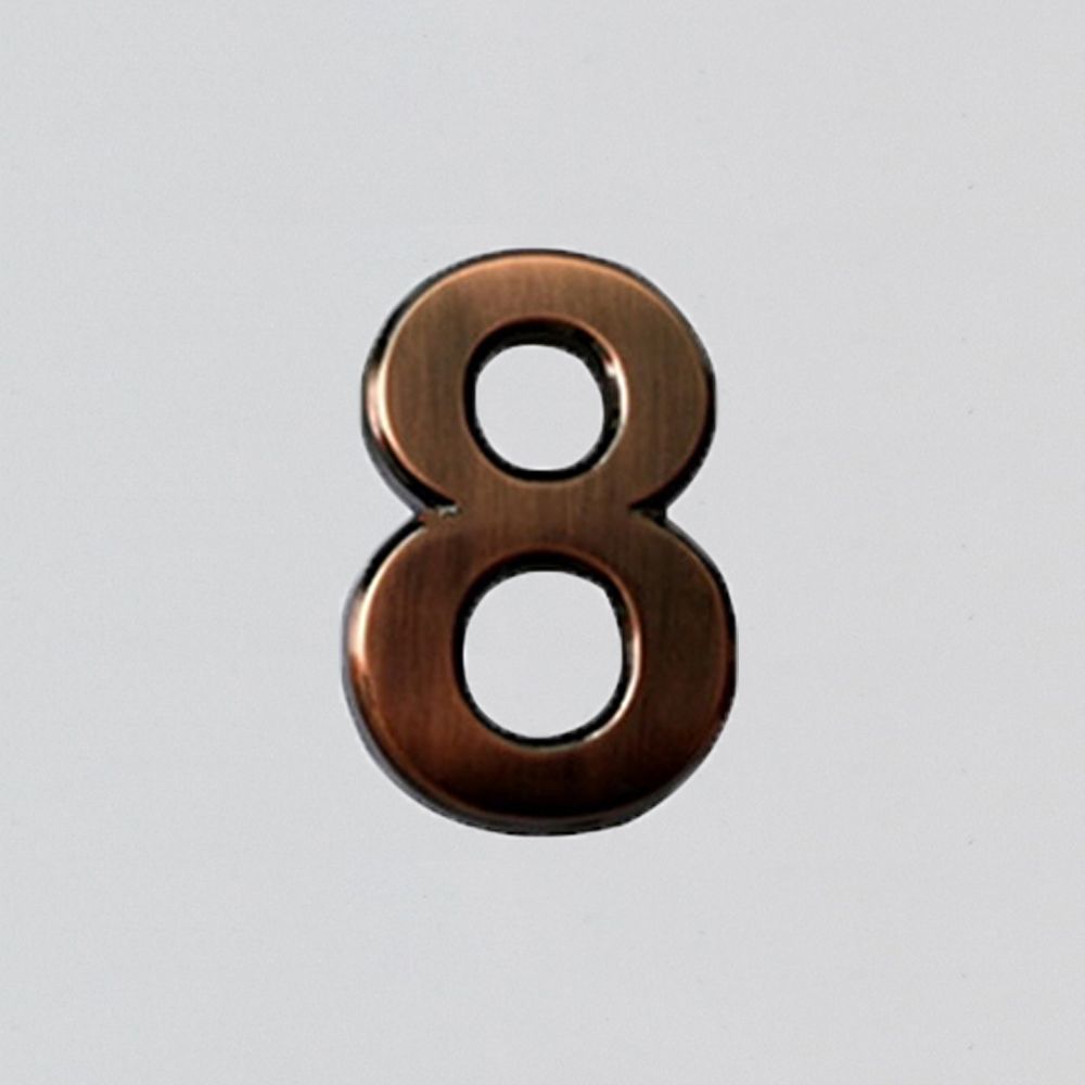 1 PC 0-9 Bronze ABS Plastic Numeral Room Number Door Plates Digits ...