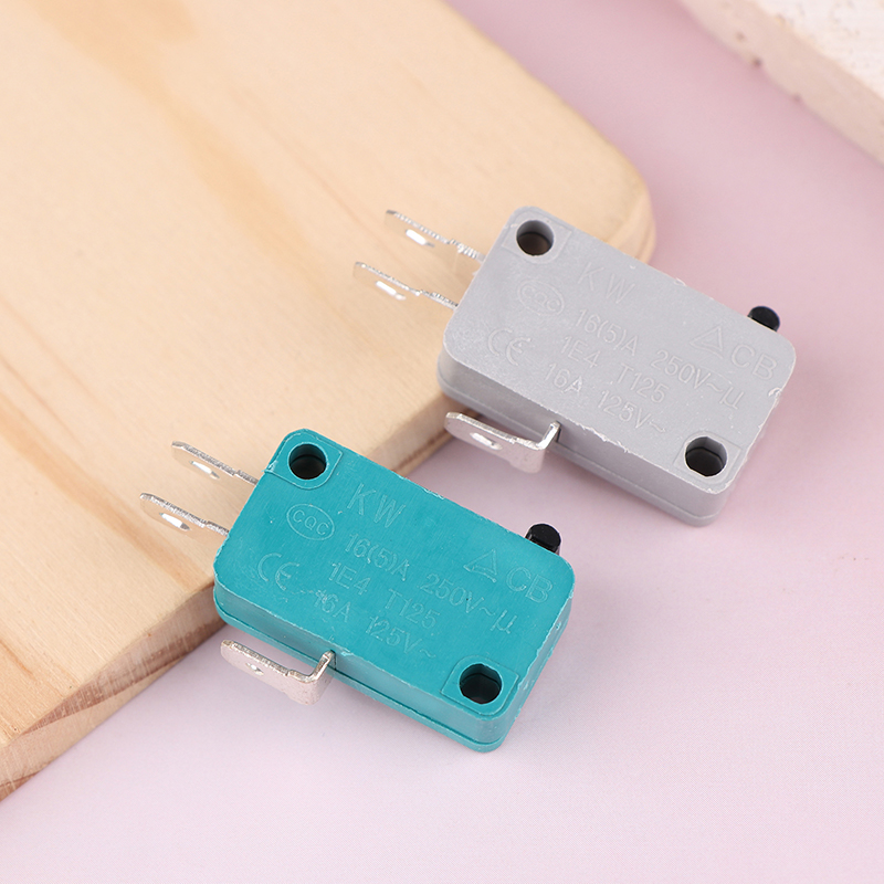 2Pcs KW16(5)A 250VAC Micro Switch For Household Microwave Oven Door ...
